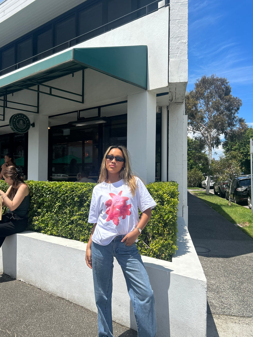 Pink Bouquet Baggy Tee – Boo & Co.